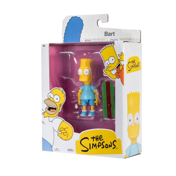 Bart Blue Shirt The Simpsons 5" Articulated Figure Wave 4 Jakks Pacifi