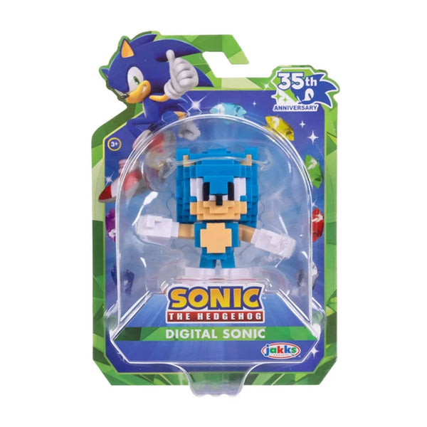 Digital Sonic - Sonic the Hedgehog 35th Anniversary 2.5" Figure Jakks