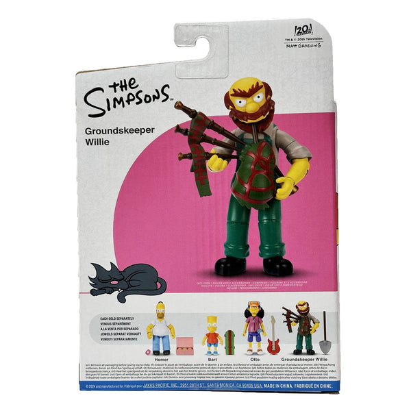 Groundskeeper Willie - The Simpsons 5" Action Figure by Jakks Pacific