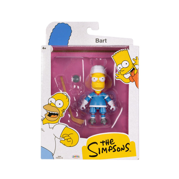 Hockey Bart - The Simpsons 5" Articulated Figure Wave 5 by Jakks Pacif