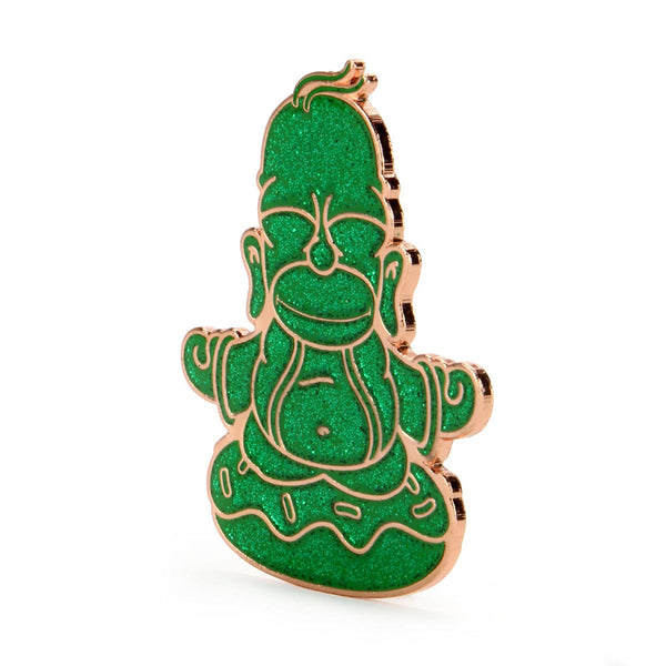 Jade Homer Buddha Enamel Pin by Simpsons x Kidrobot - IamRetro Exclusi