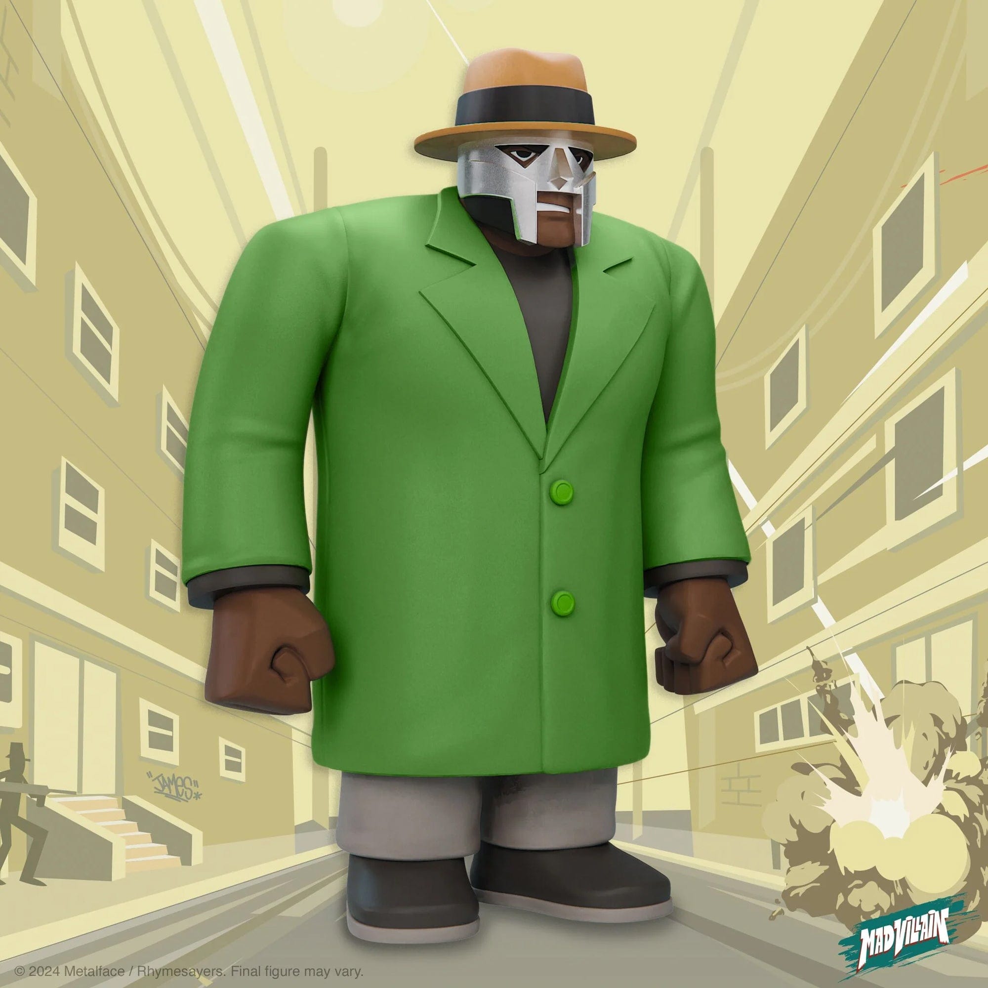 MadVillain Supersize Vinyl 16" Figure by MF Doom x MadLib by Super7